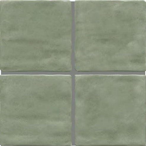 Daltile Artcrafted Aloe 4" x 4" Ceramic Wall Tile