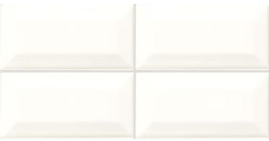 Daltile Color Wheel Classic White Rectangle 3x6 Bevel Glossy Wall Tile