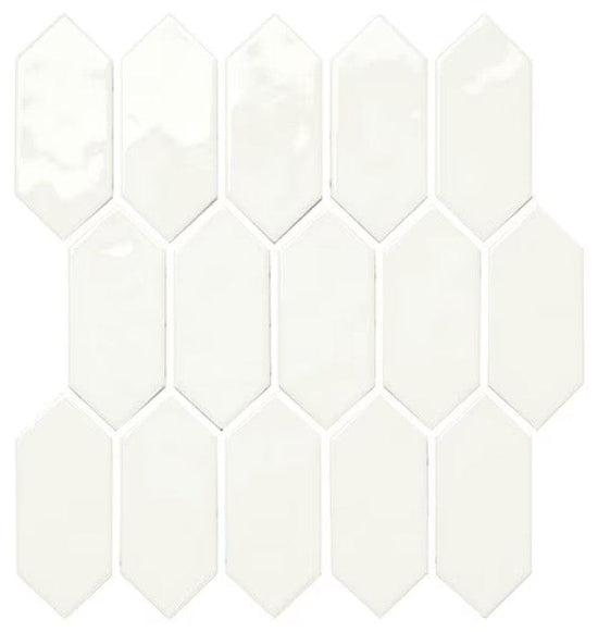 Daltile Mythology Santorini 2x5 Picket Mosaic Tile