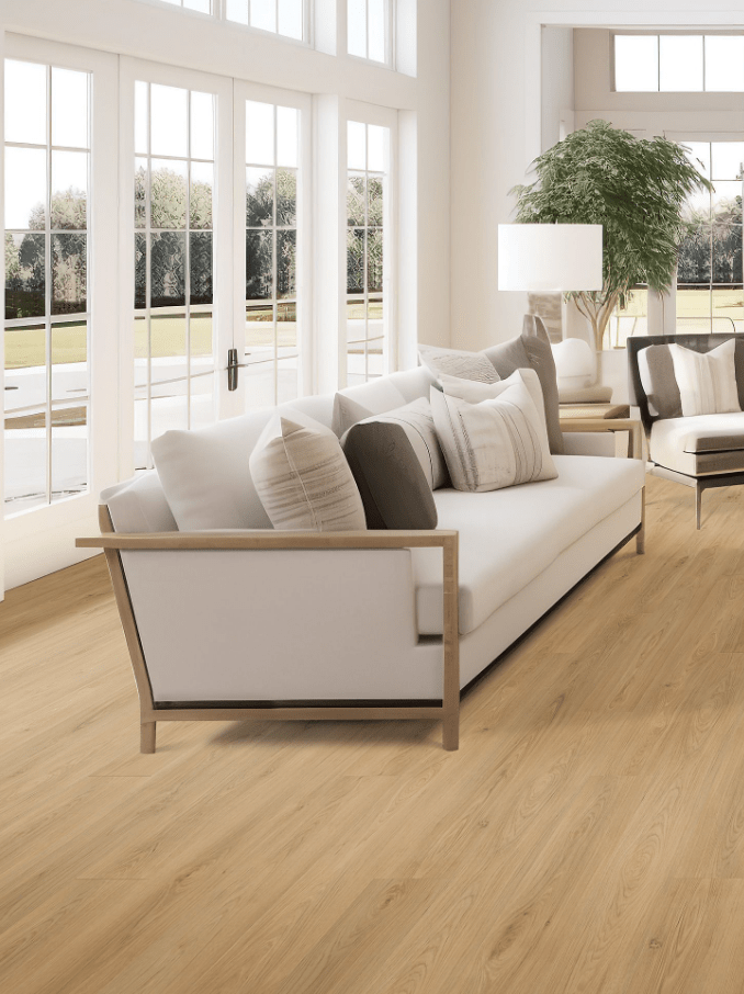 Mohawk SolidTech Plus Barker Hollow Daisy Luxury Vinyl Plank